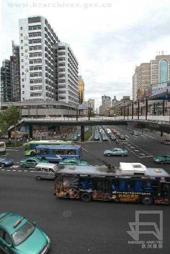 延安路街景 杭城旧影 杭州文史网